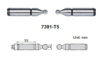 Ball Tips For Gear Tooth Micrometer - 7391