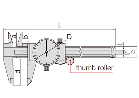 Dial Vernier Caliper (STANDARD)- 1312